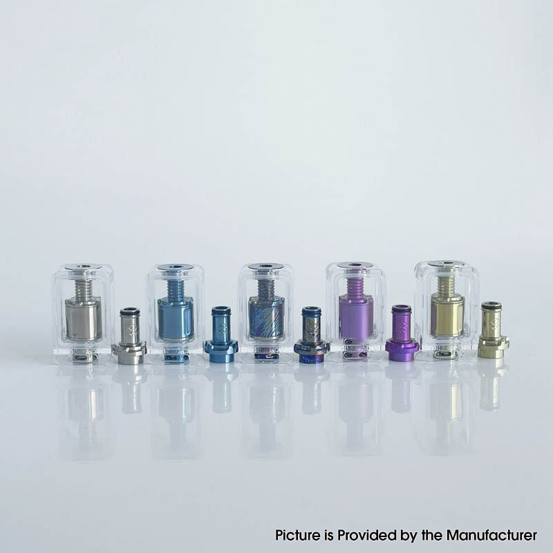 Mission XV KB2 RBA Tank Full Kit for DotAIO V1 / V2 Titanium 3.8ml ...