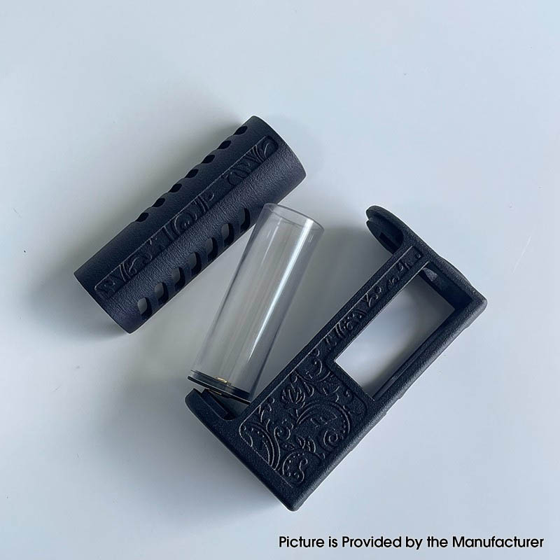 BMM.38 Aio 60W Boro Box Mod - Black, Flower Pattern, 1~60W, 1 x 18650 / ...