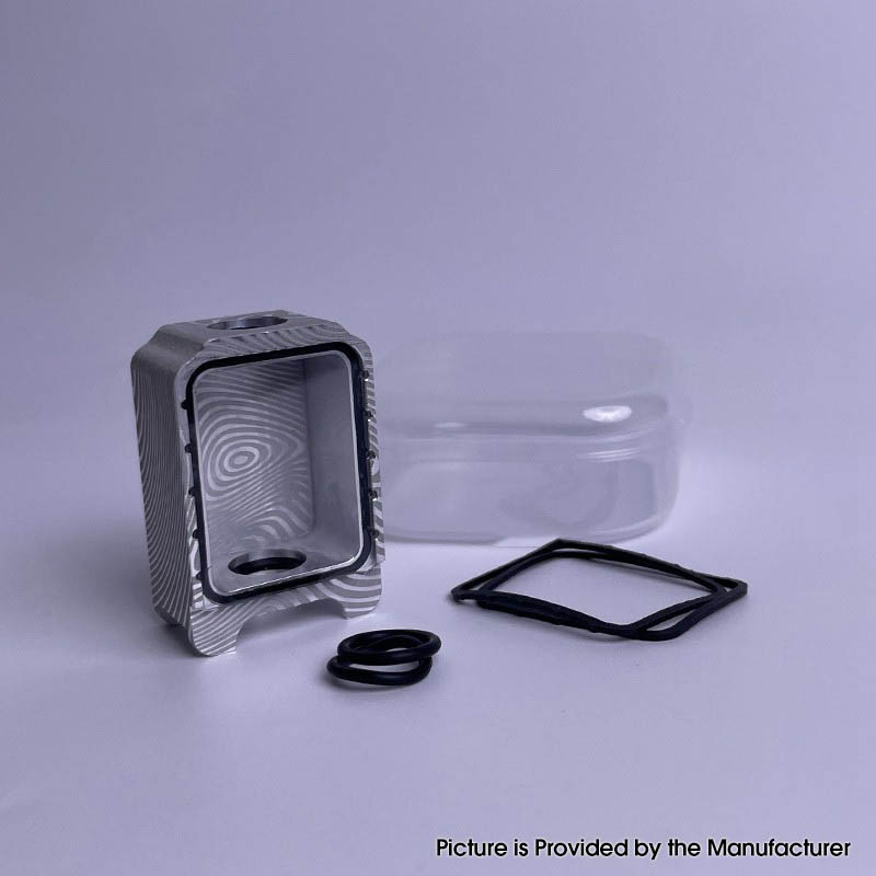 PRC Style Boro Tank for SXK BB / Billet AIO Box Mod Kit - Silver ...