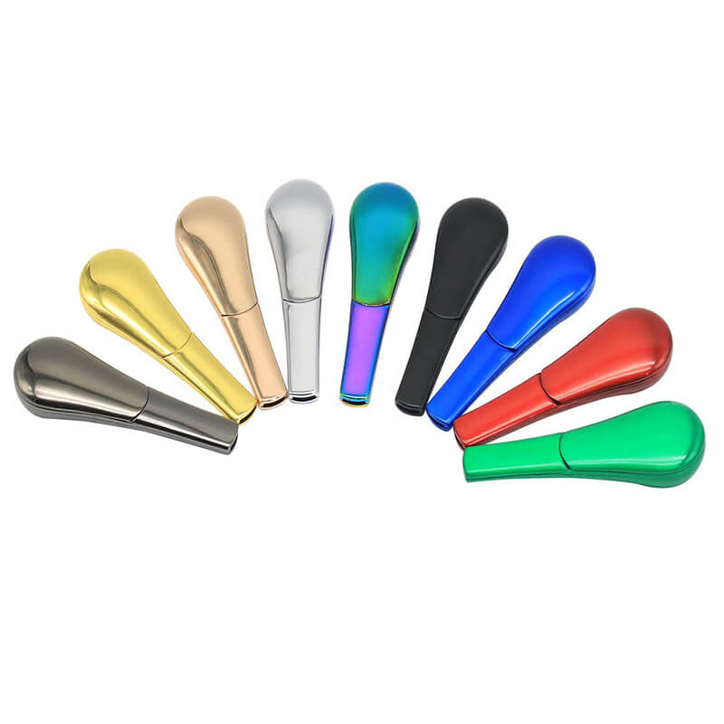 High Quality Stainless Portable Metal Spoon pipe Magnet Smoking Tobacco ...