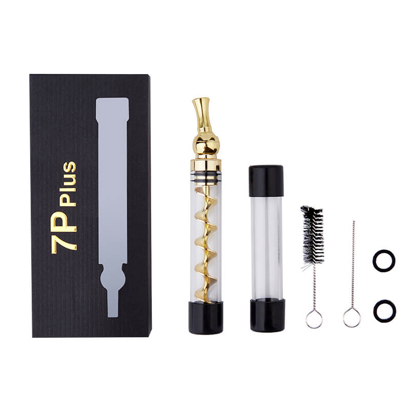 Dry Herb Vape Kit Blunt 7PPULS Twisty Glass Bubbler Smoking Pipe-Rose ...