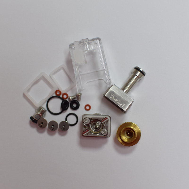 Dotshell Rebuildable Tank RBA w/ 3 MTL Pin for dotAIO Portable AIO Pod ...