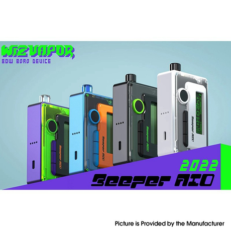 Authentic Wiz Vapor Beeper 80W AIO Vape Box Mod Kit VW 5~80W, 1 x 18650 ...