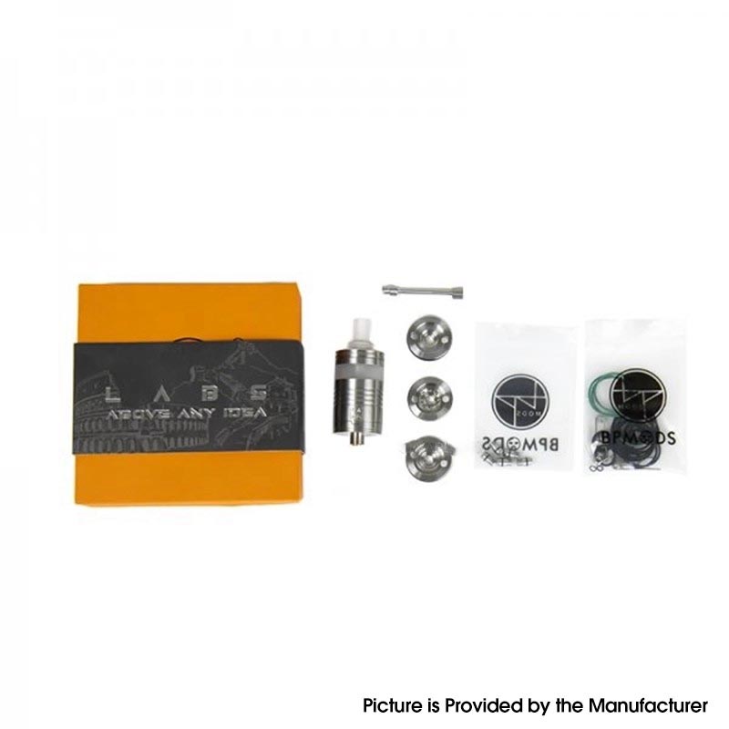 Authentic BP Mods Labs MTL RTA Rebuildable Tank Vape Atomizer 2.7ml ...