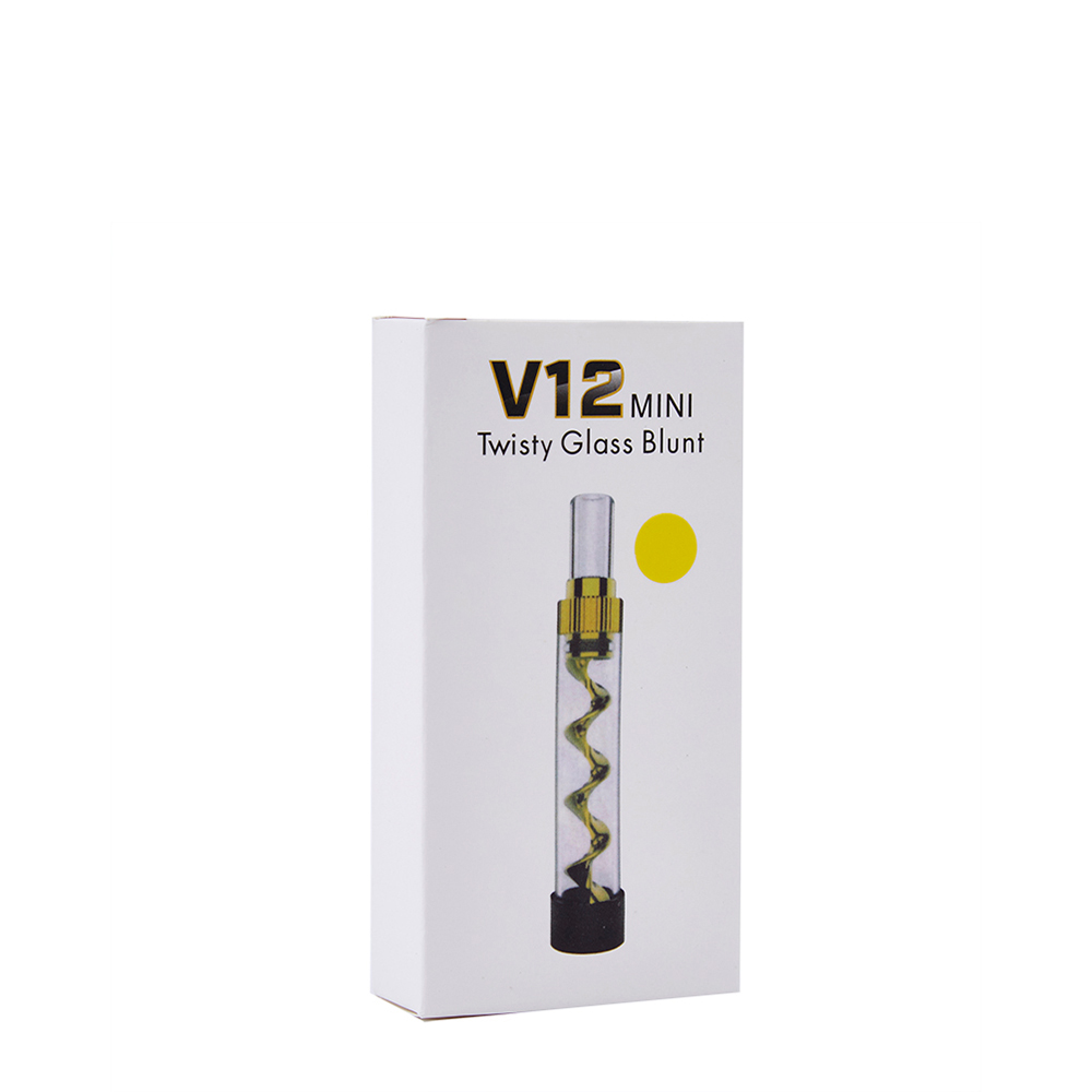 Custom Vaporizer Pen Dry Herb Vape Glass Blunt Kit V12 Mini Twisty with ...