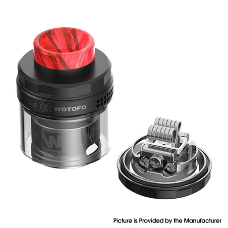 Authentic Wotofo Profile X RTA Rebuildable Tank Vape Atomizer 8ml, Wire ...