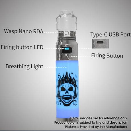 Authentic Oumier Wasp Nano Stick Pod System Mod + Wasp Nano RDA Vape ...